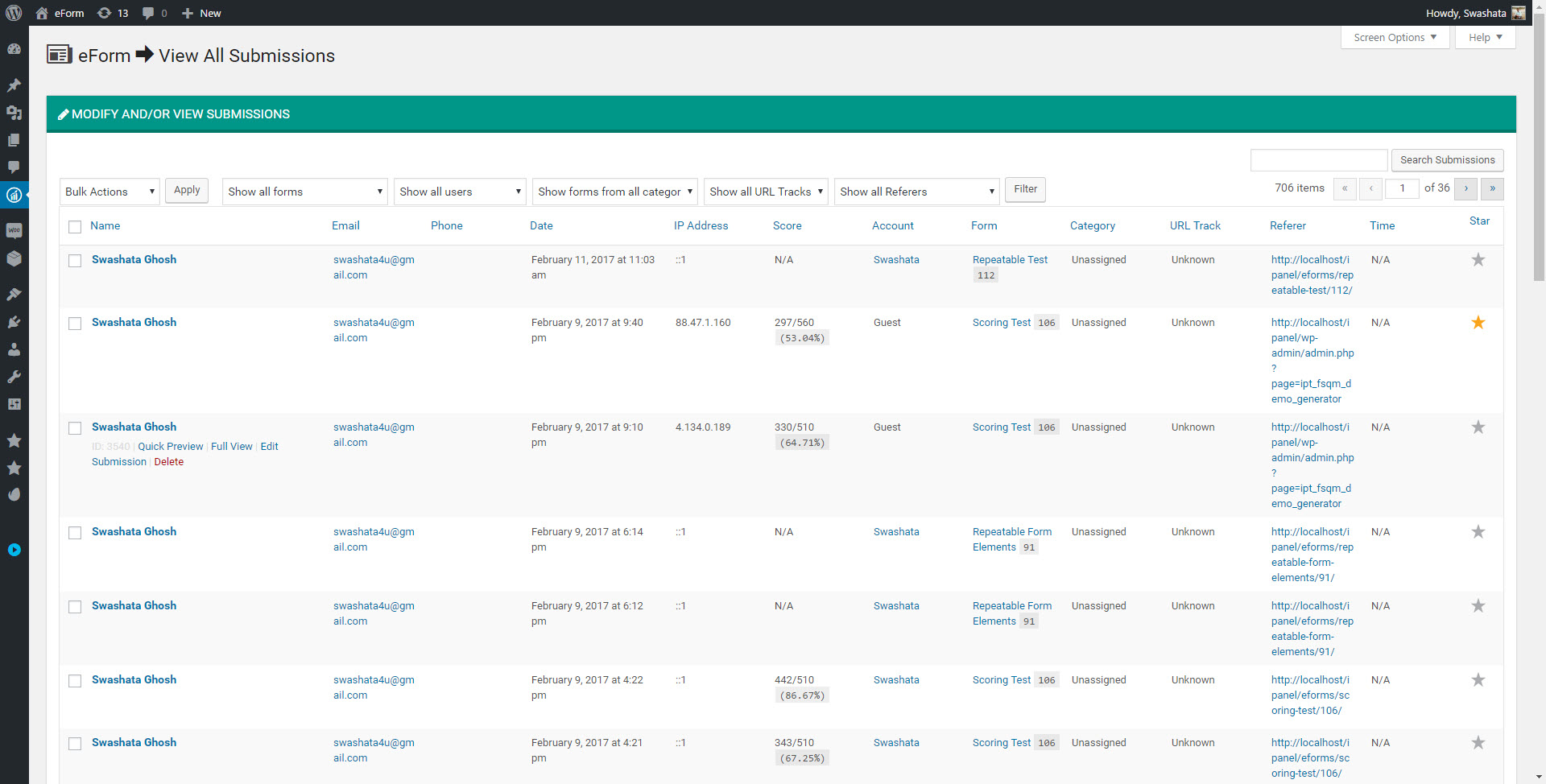eForm - WordPress Form Builder by WPQuark | CodeCanyon